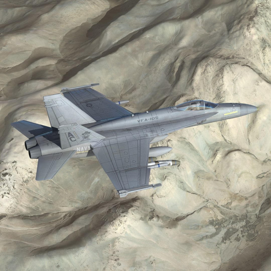 3ds Max Uss Air Wing