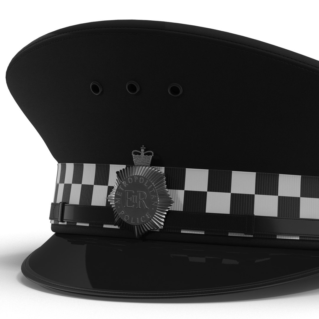Uk Police Hats 3ds