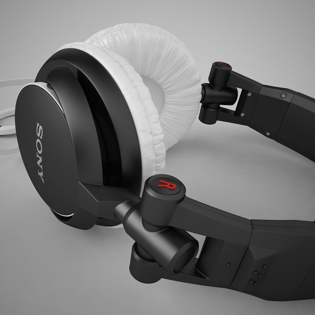 3d model sony mdr-v55