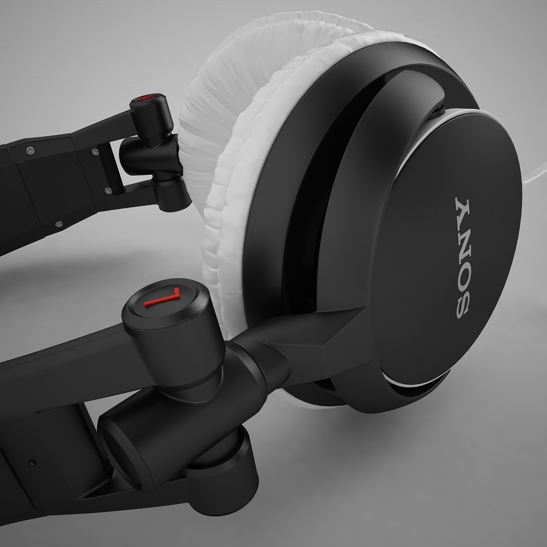 3d model sony mdr-v55