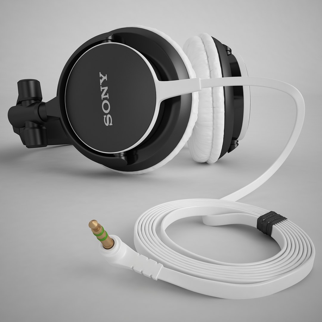 3d model sony mdr-v55