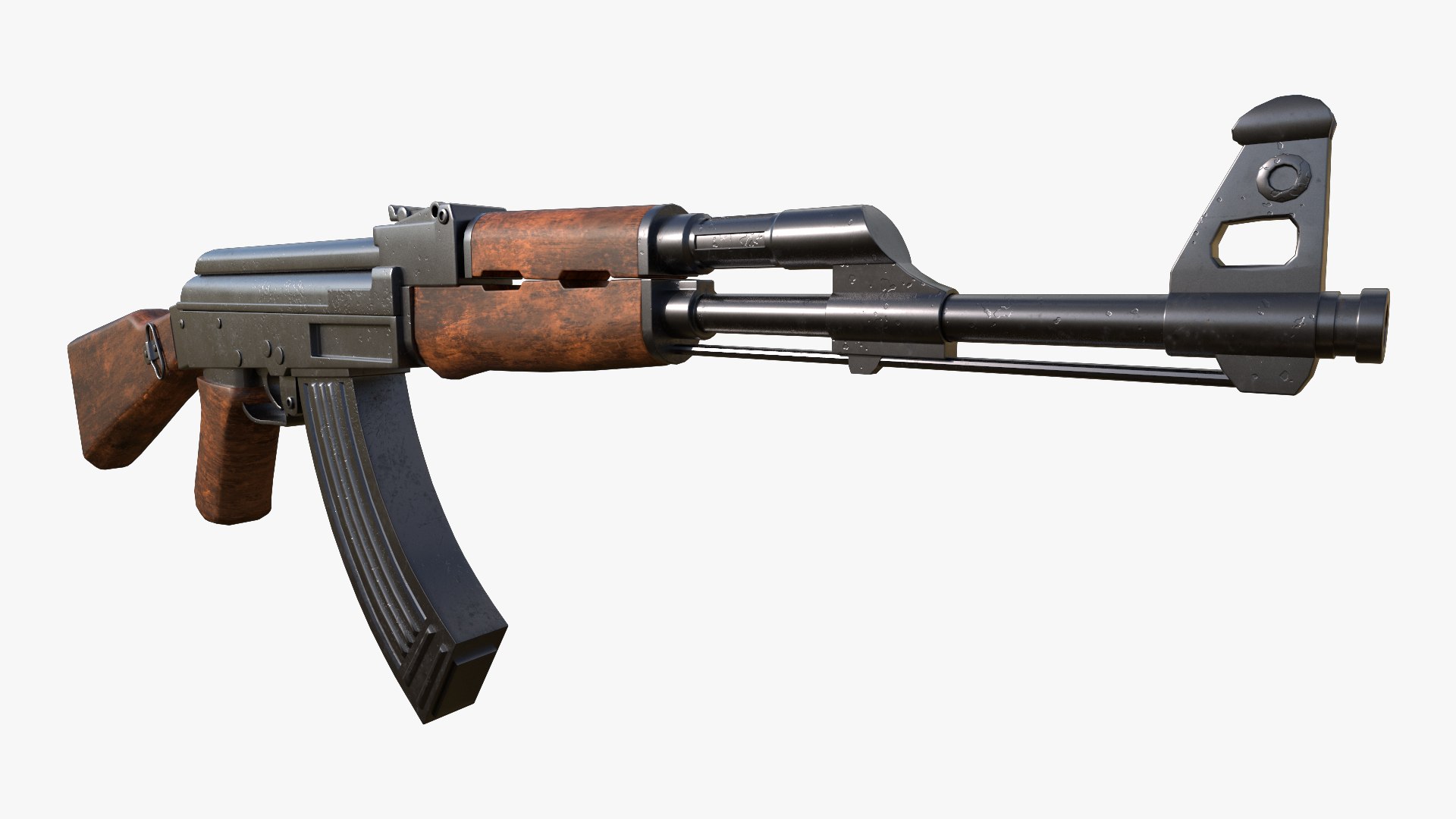 3D Model Assault Rifle AK 47 - TurboSquid 2115444