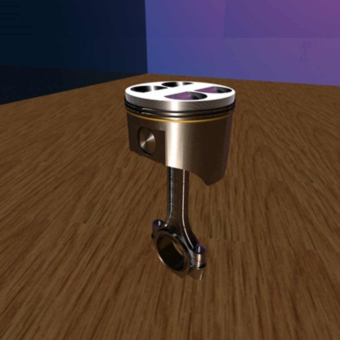 3d piston con-rod