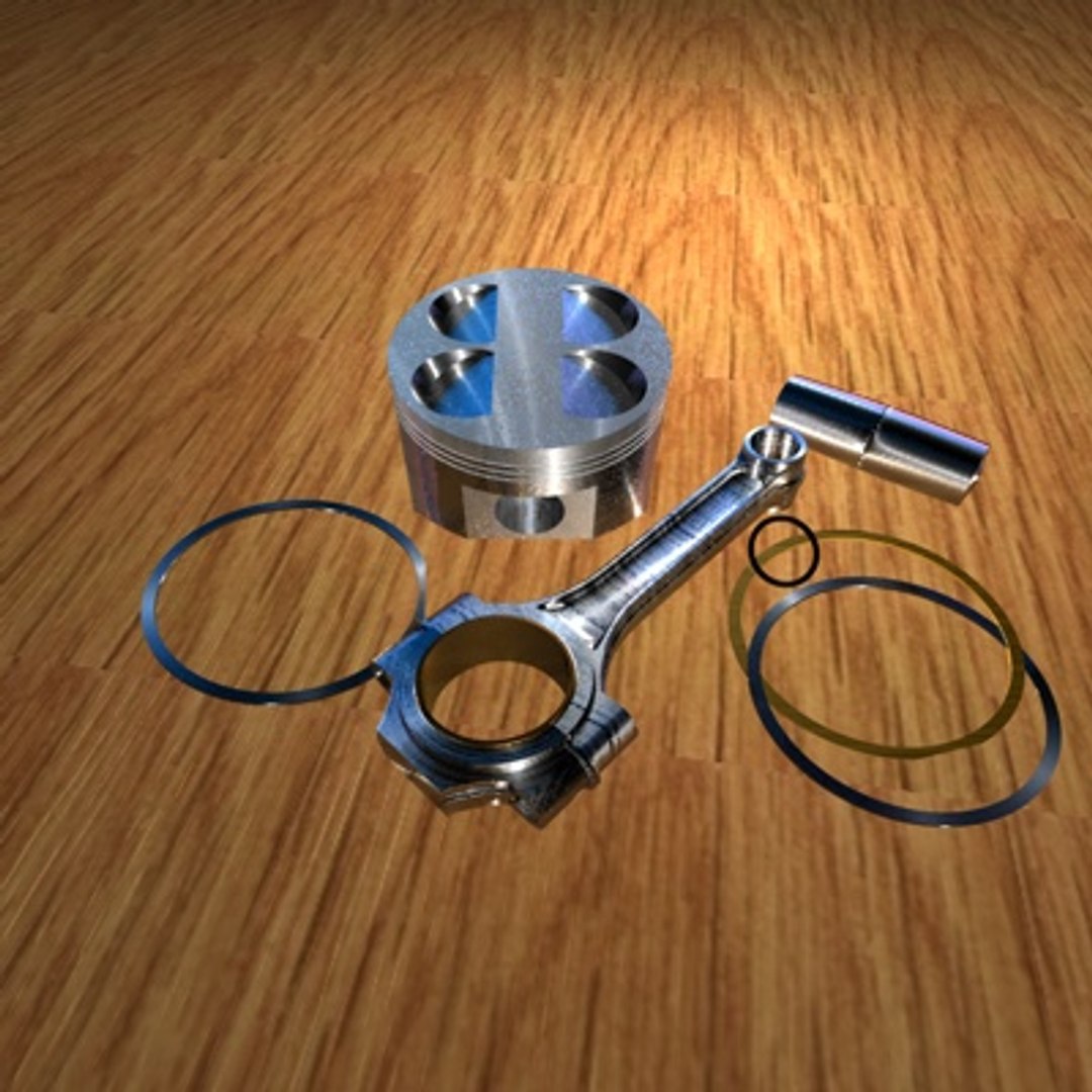 3d piston con-rod