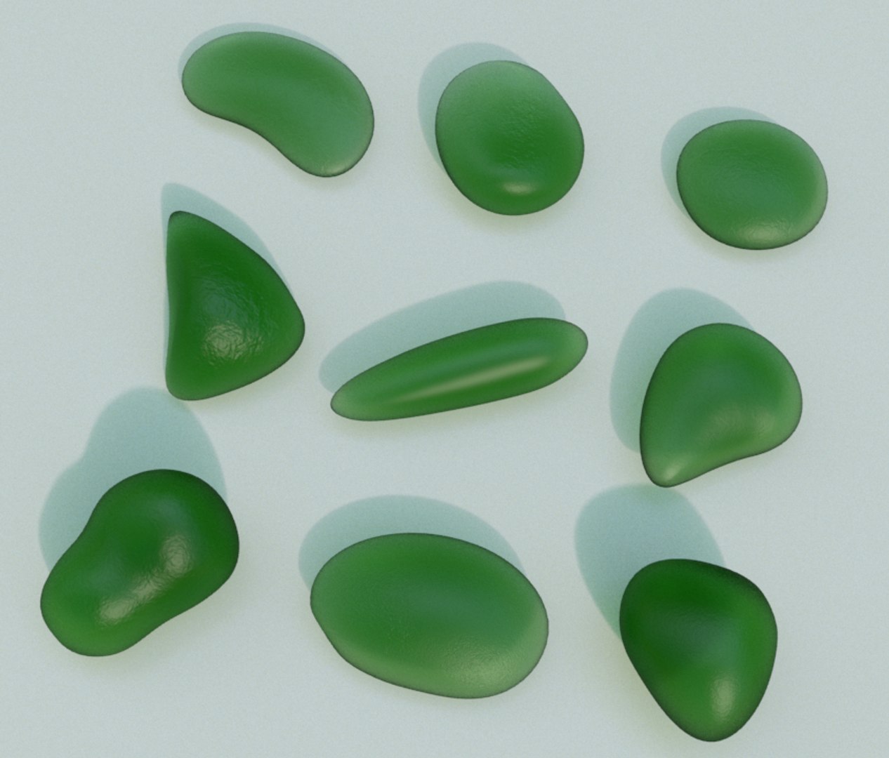 Stone Pebbles 3d Model