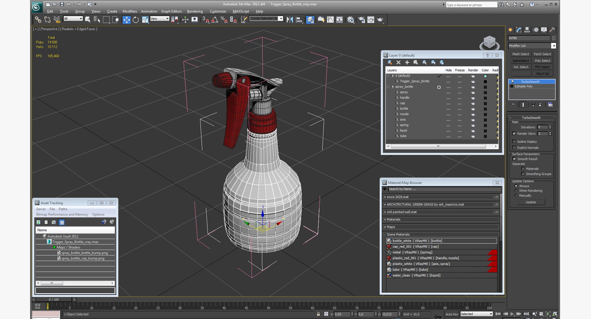 3D Trigger Spray Bottle Model - TurboSquid 1301741