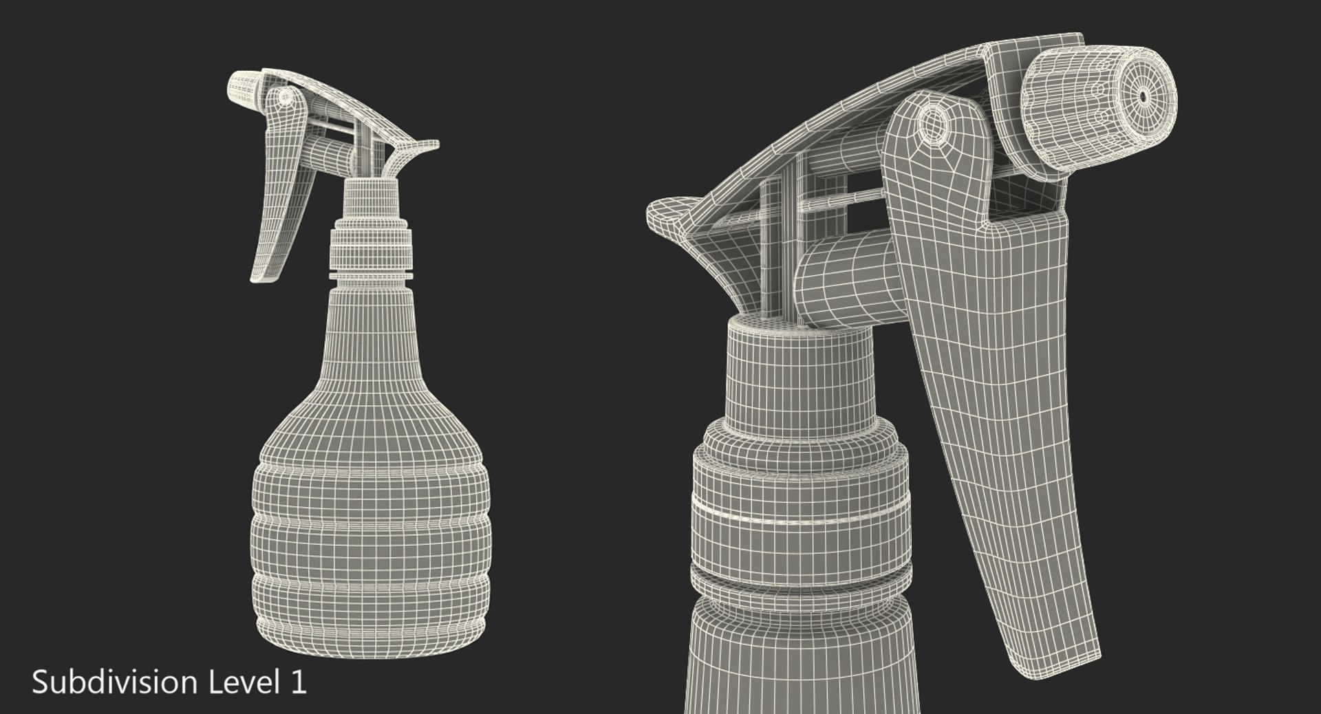 3D Trigger Spray Bottle Model - TurboSquid 1301741