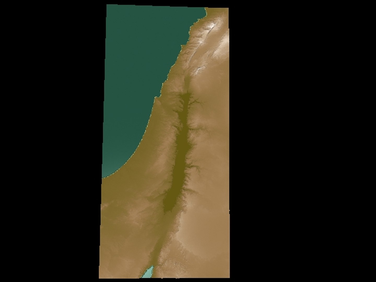 relief israel 3d model