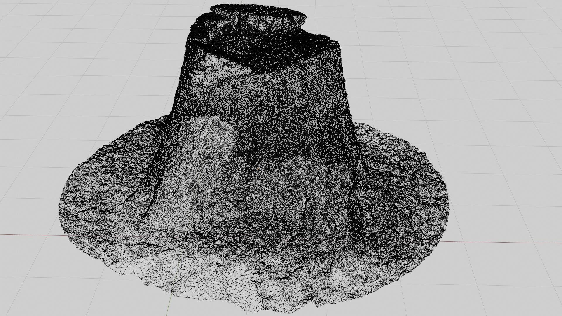 Chopped Tree Stump 3D Model - TurboSquid 1858194