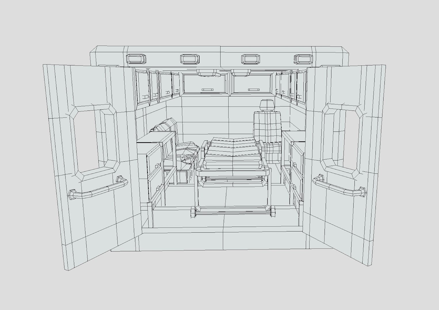 3D Low Poly Simple Ambulance - TurboSquid 2188050