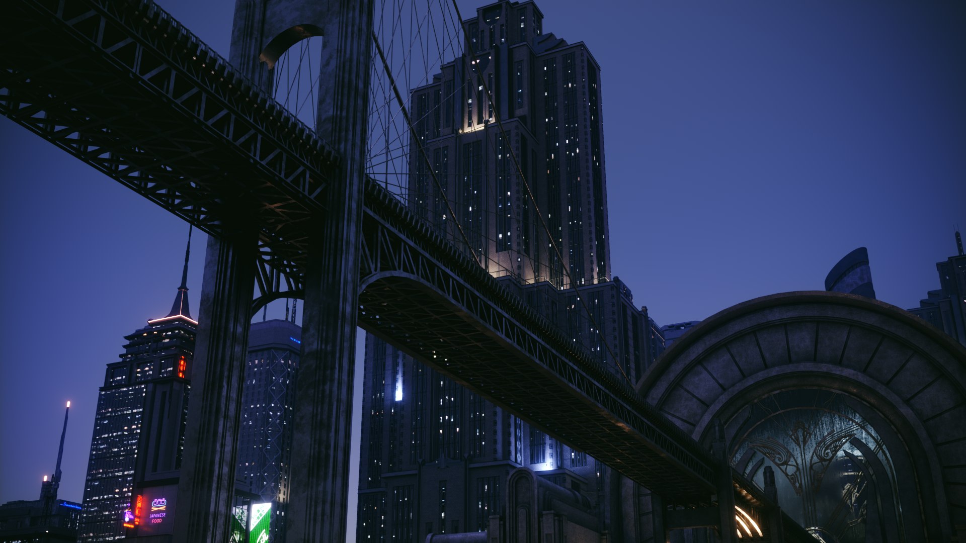 Cyberpunk Station 3D Model - TurboSquid 2105773