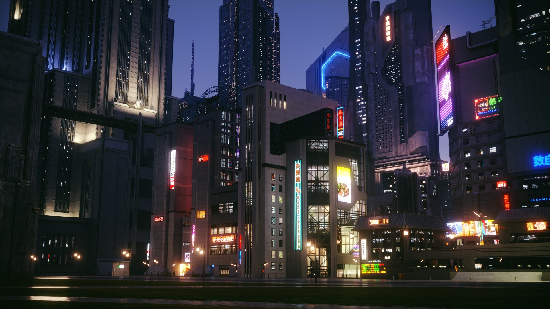 Cyberpunk Station 3D Model - TurboSquid 2105773