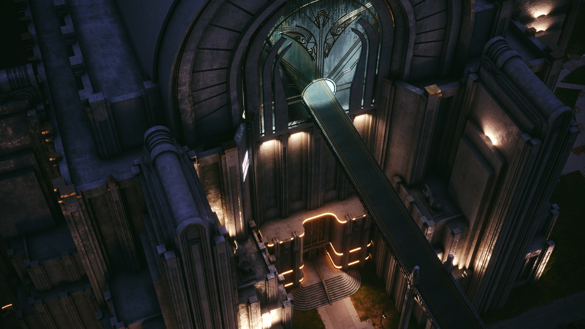 Cyberpunk Station 3d Model Turbosquid 2105773