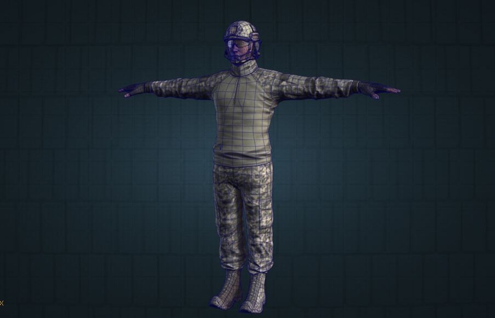 3d model soldier tactical