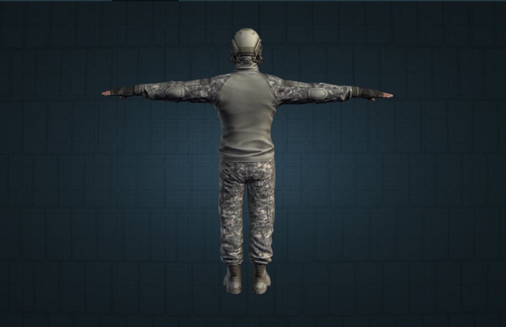 3d model soldier tactical