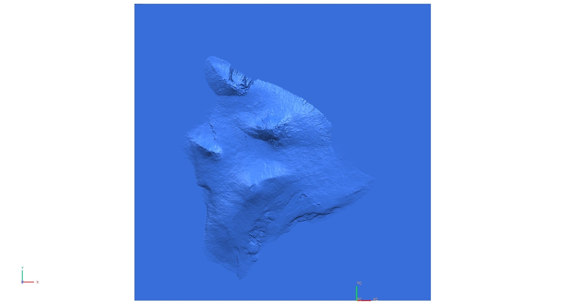 3d hawaii model