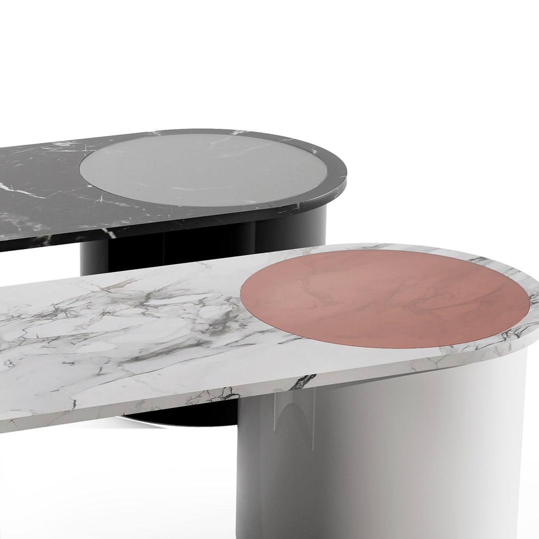 3D BOWER Marble Contour TABLE Model - TurboSquid 2001149