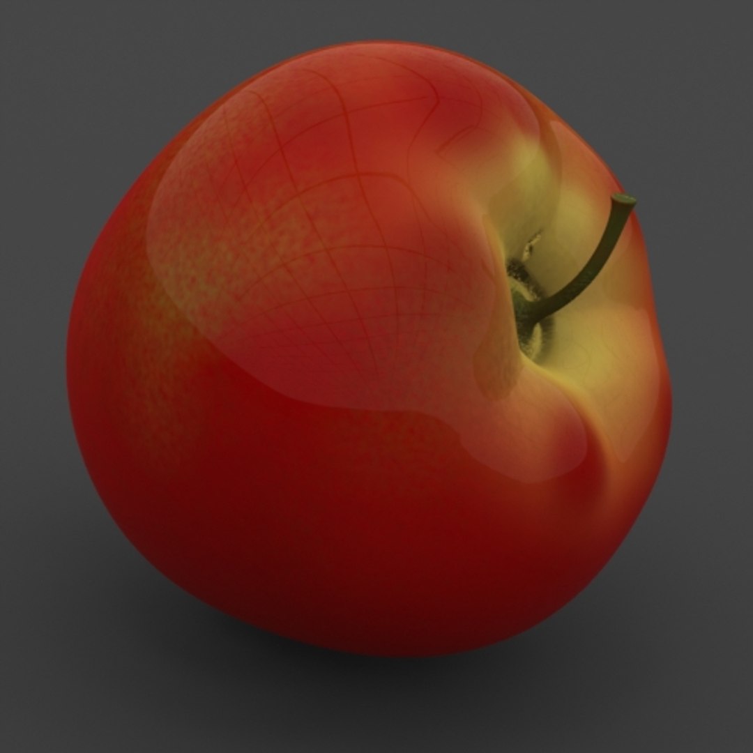 3d model apple