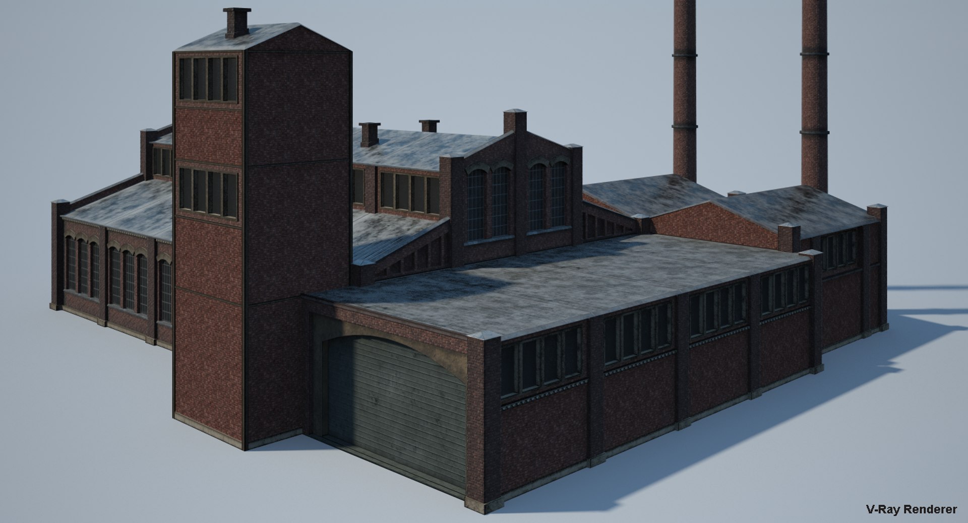 Old factory 3D model - TurboSquid 1149723