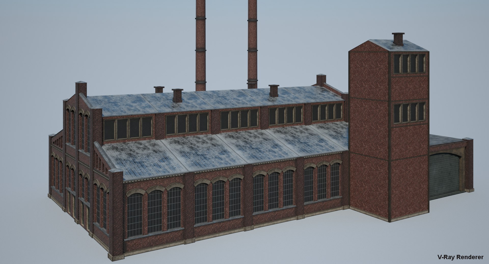 Old factory 3D model - TurboSquid 1149723