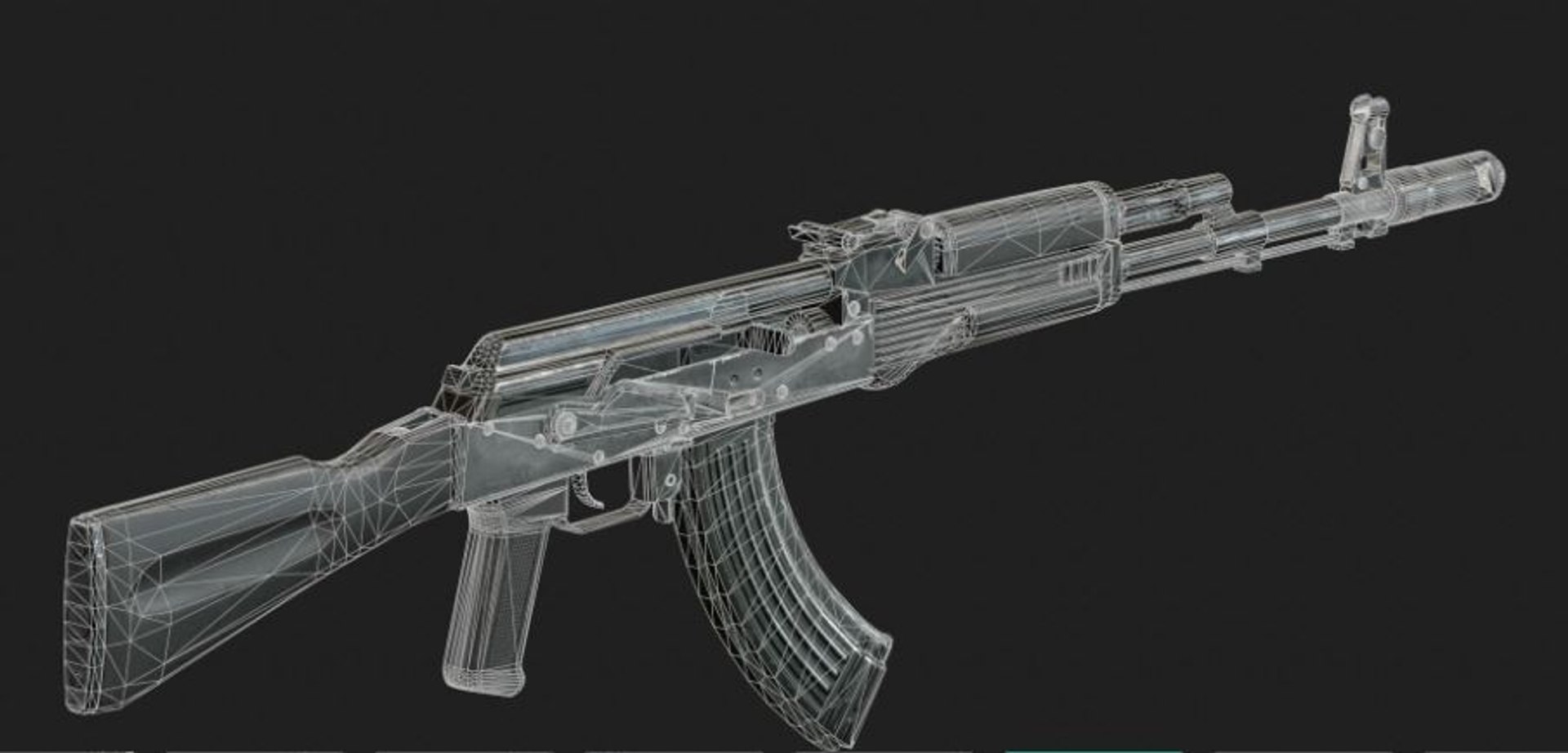 Ak-47 Rifle 3D Model - TurboSquid 1564964