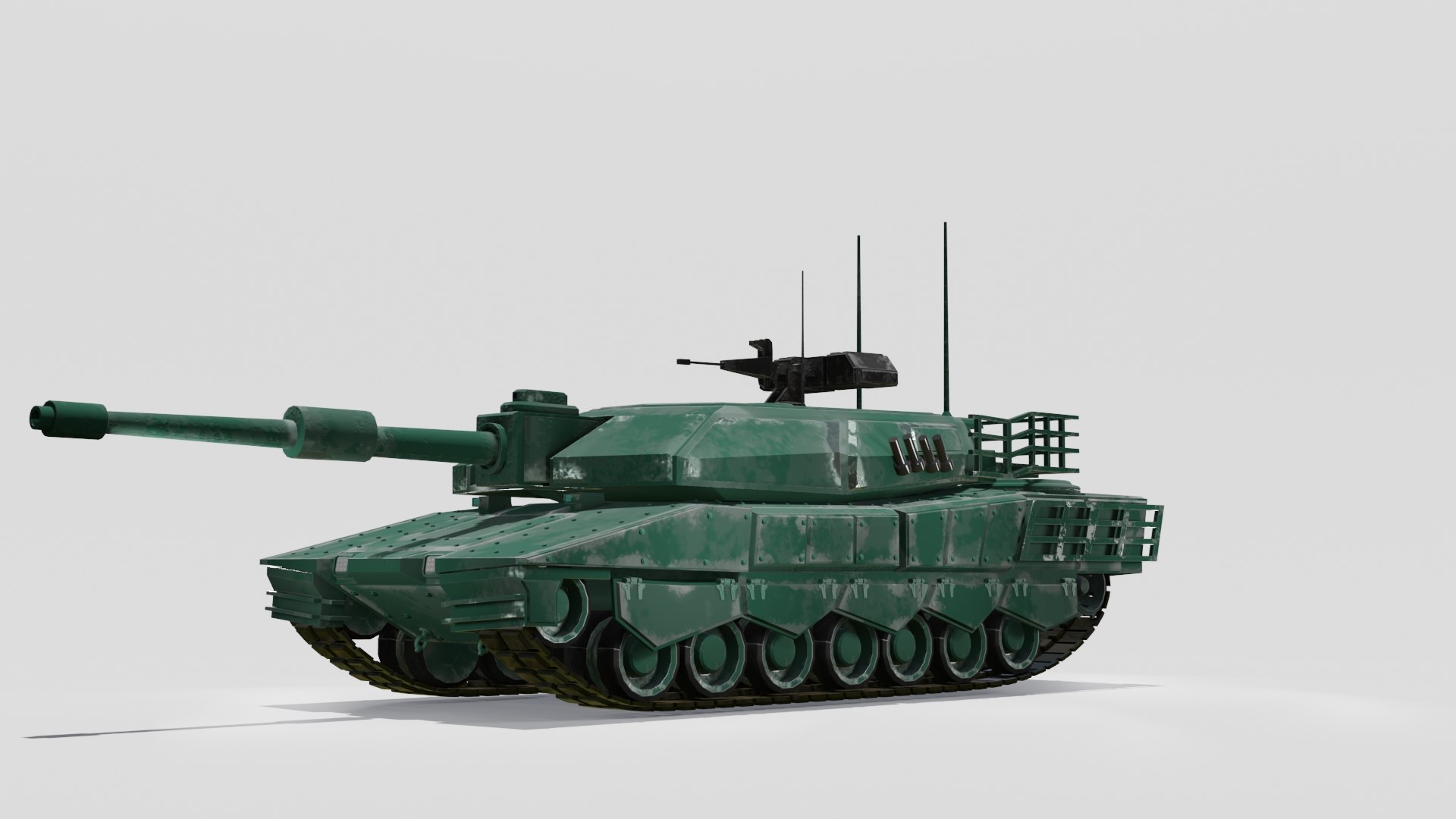 modelo 3d Leopard Tank MBT - TurboSquid 2028222
