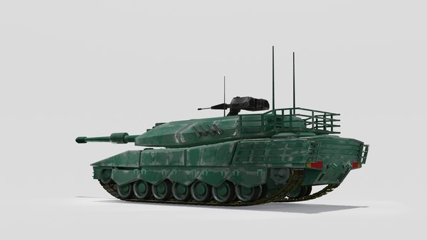 modelo 3d Leopard Tank MBT - TurboSquid 2028222
