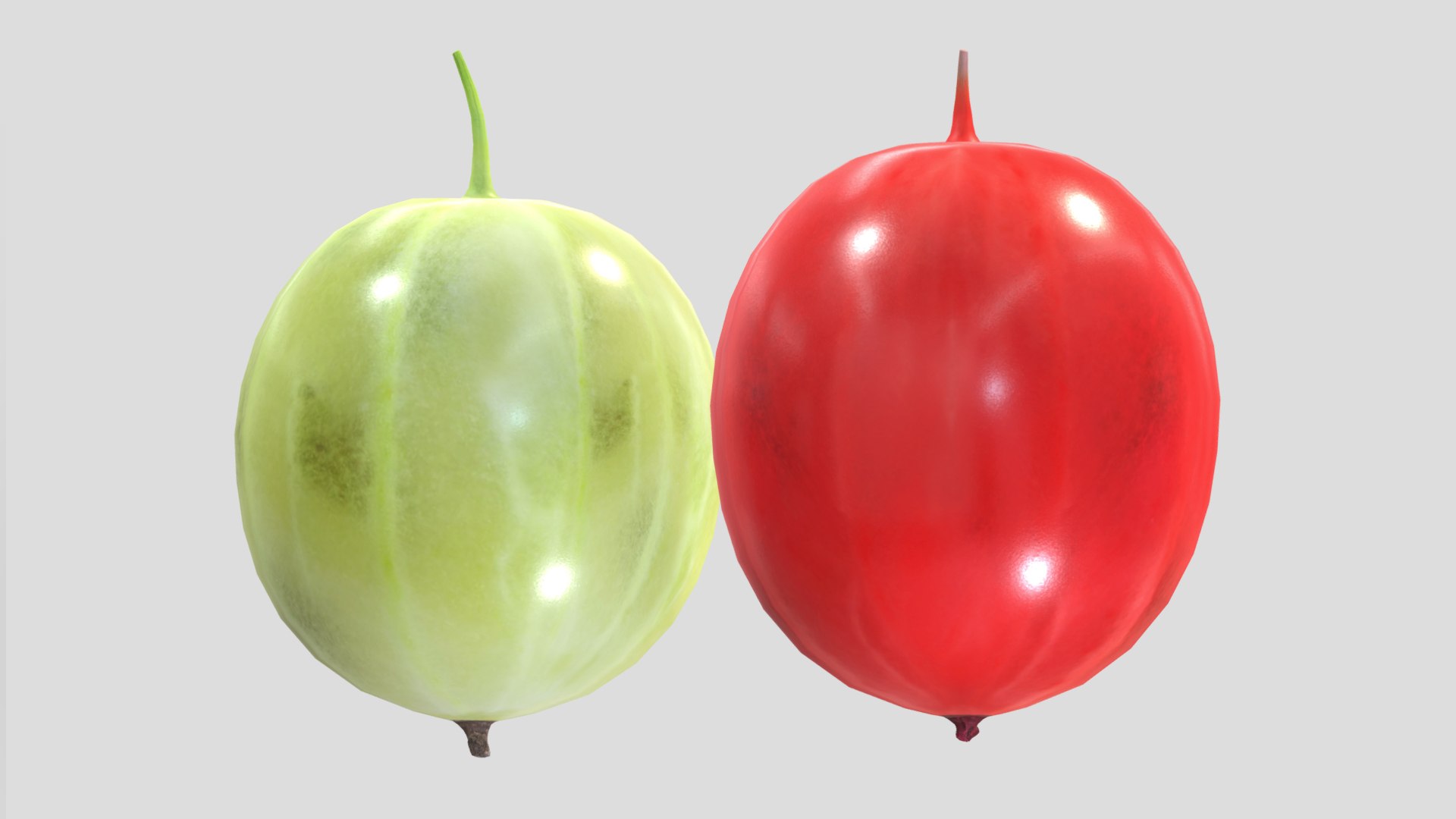 3D Model Gooseberry Low Poly - TurboSquid 2366238
