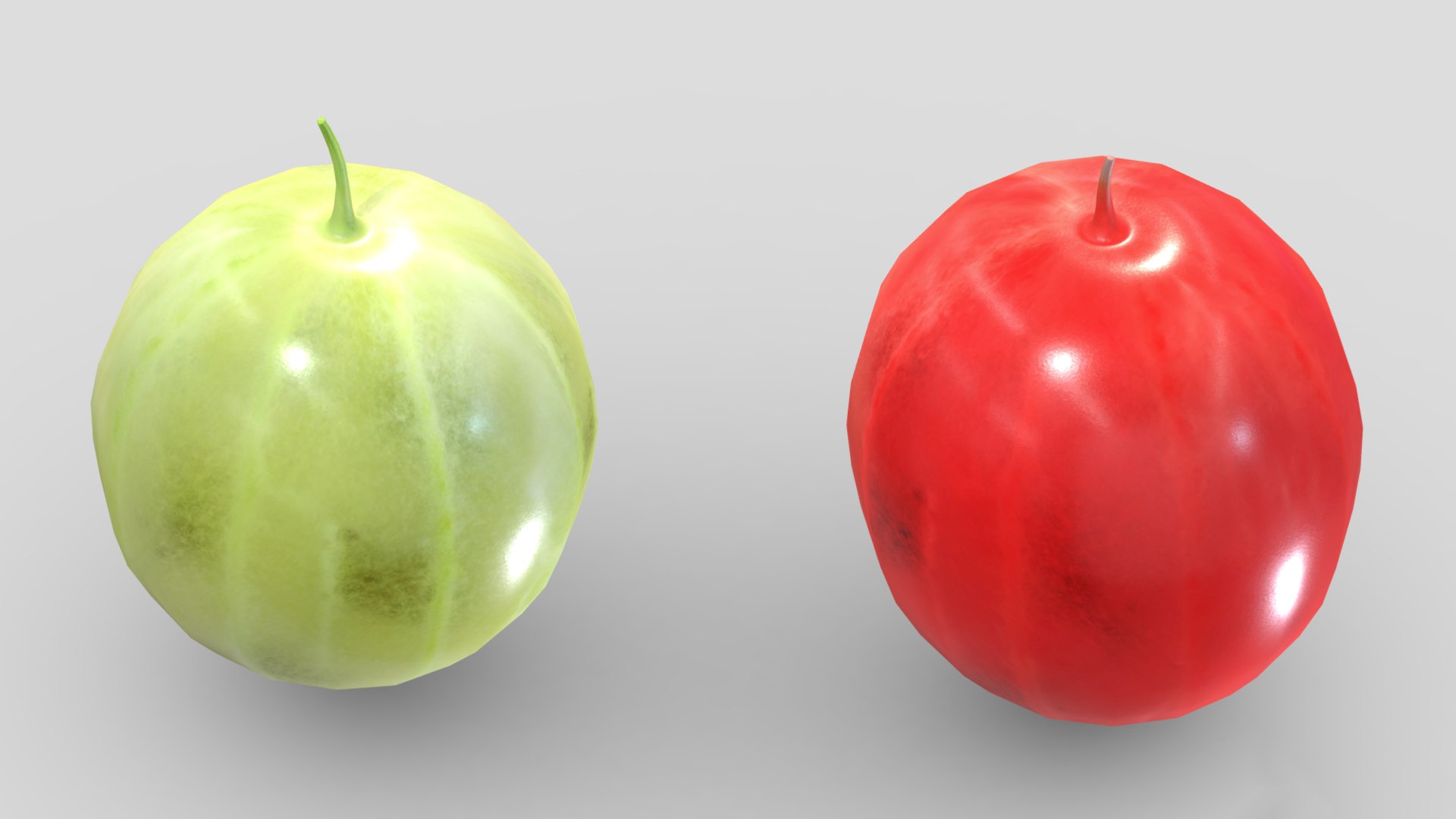 3D Model Gooseberry Low Poly - TurboSquid 2366238