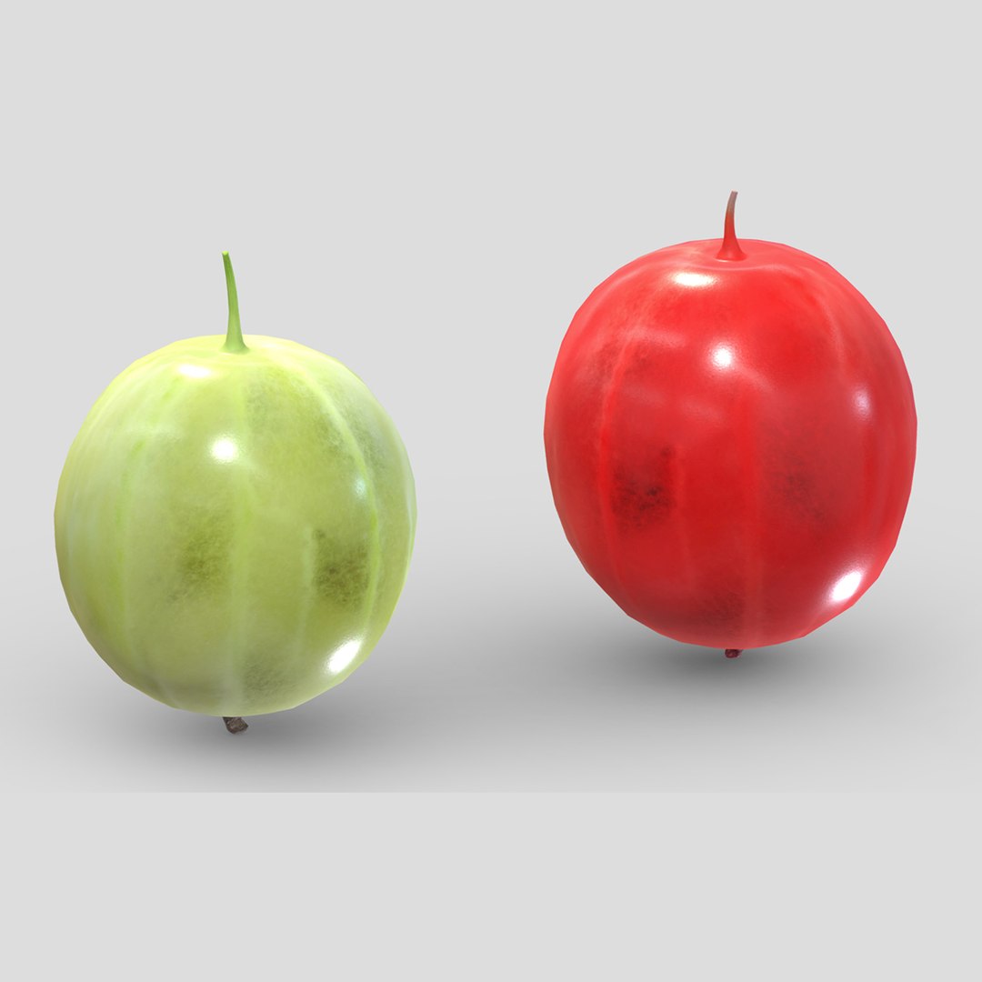 3D Model Gooseberry Low Poly - TurboSquid 2366238