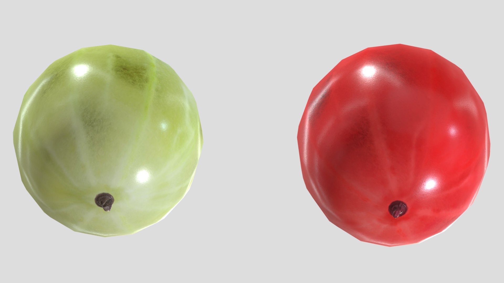 3D Model Gooseberry Low Poly - TurboSquid 2366238