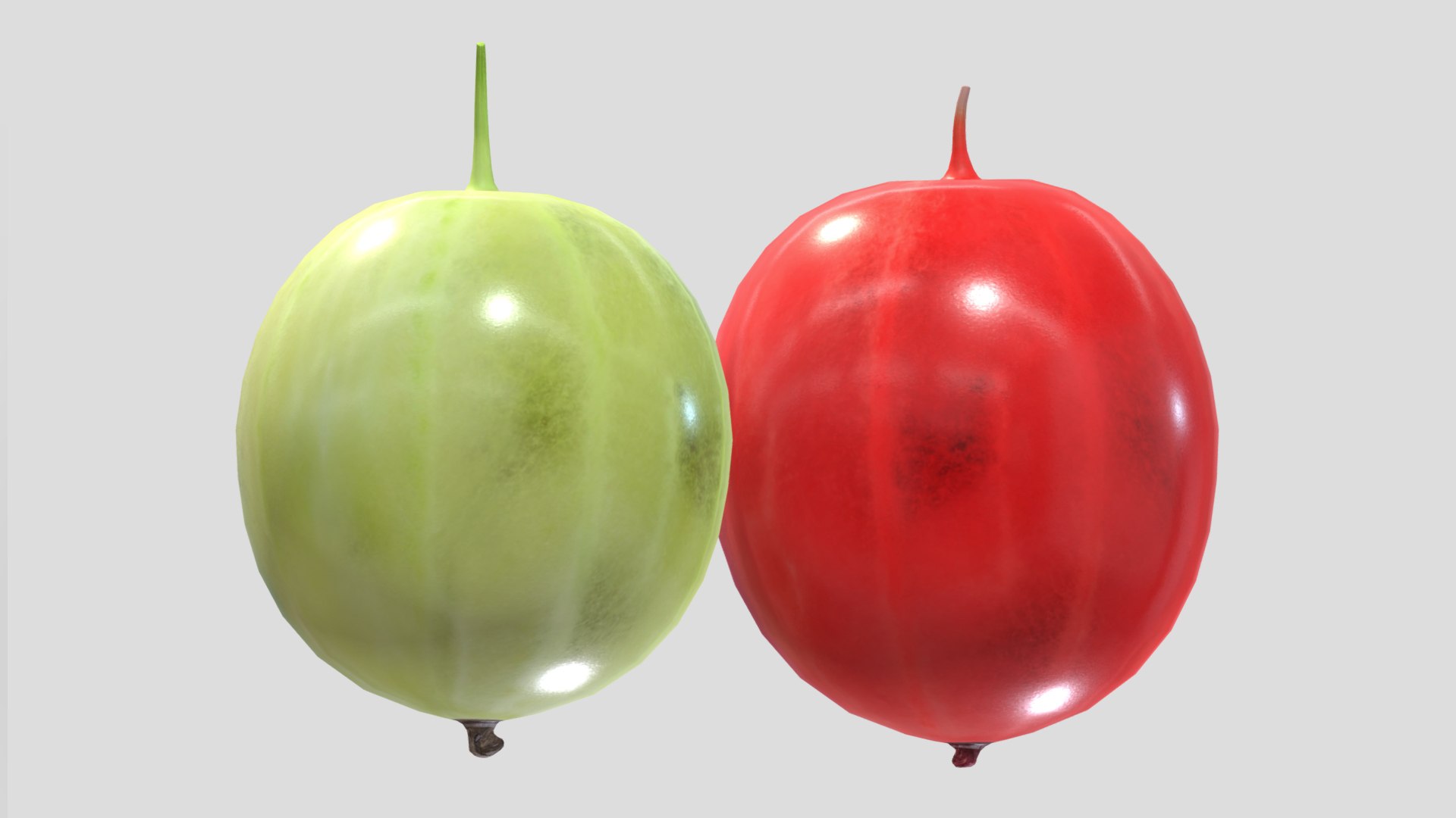 3D Model Gooseberry Low Poly - TurboSquid 2366238