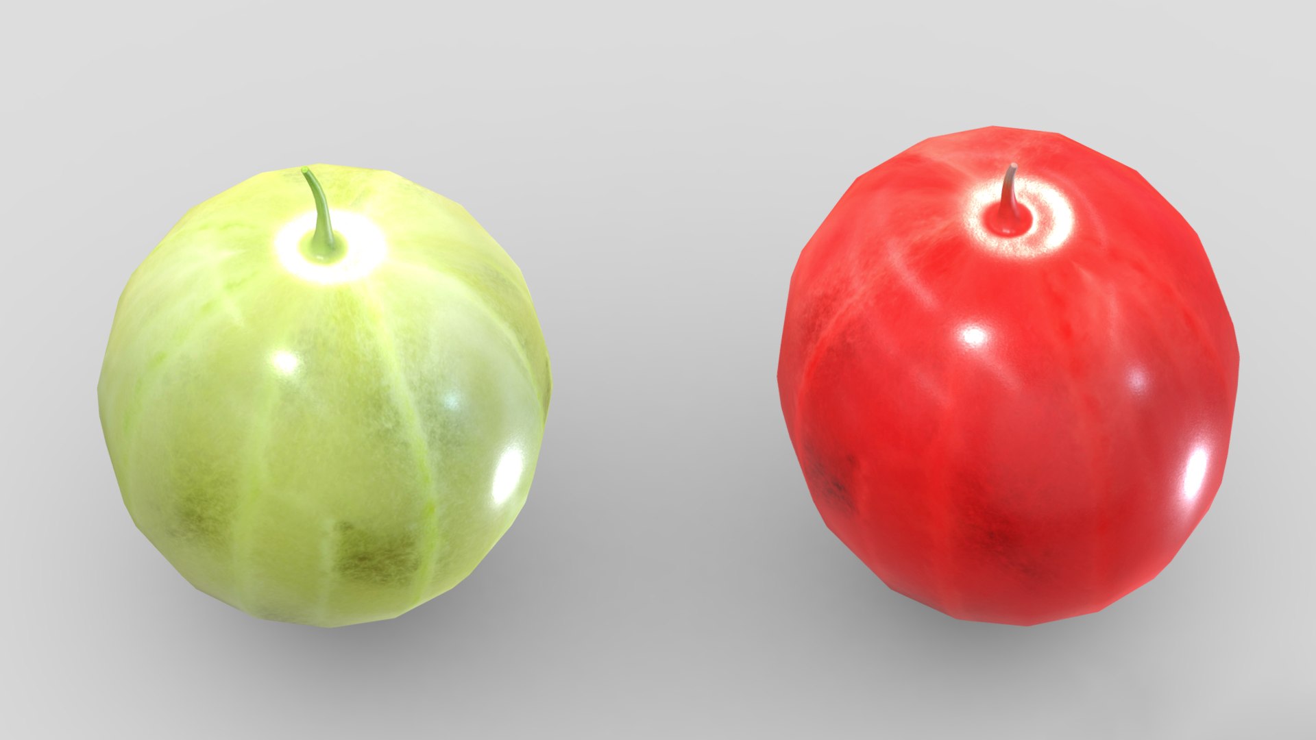 3D Model Gooseberry Low Poly - TurboSquid 2366238