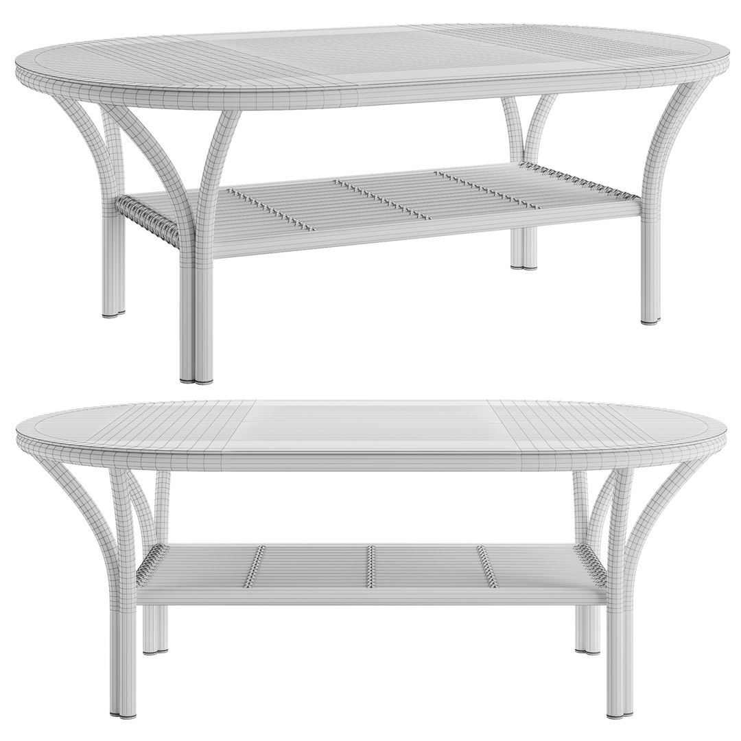 ELISA Garden Coffee Table By SNOC 3D Model - TurboSquid 1896180