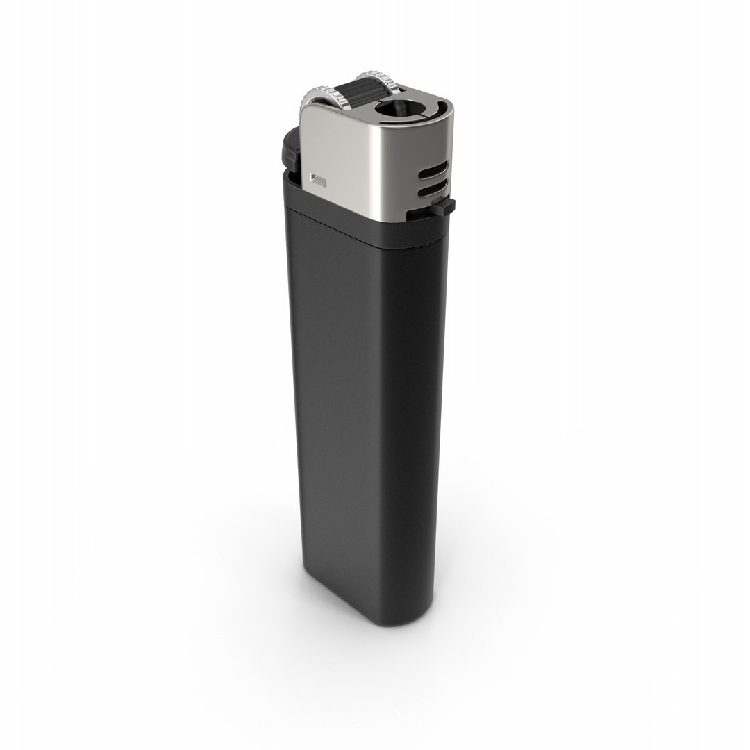 3D Black Lighter Model - TurboSquid 1853602