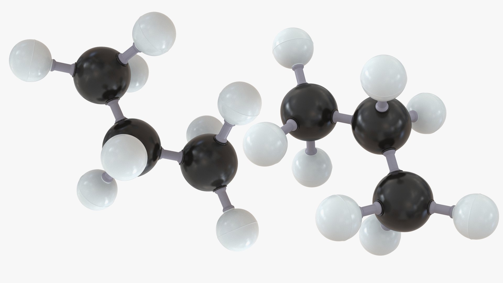Propane Molecule Structure Model - TurboSquid 2394871