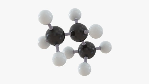 propane molecule shape