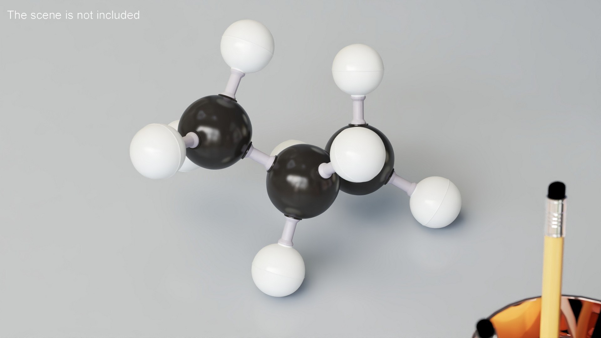 Propane Molecule Structure Model - TurboSquid 2394871