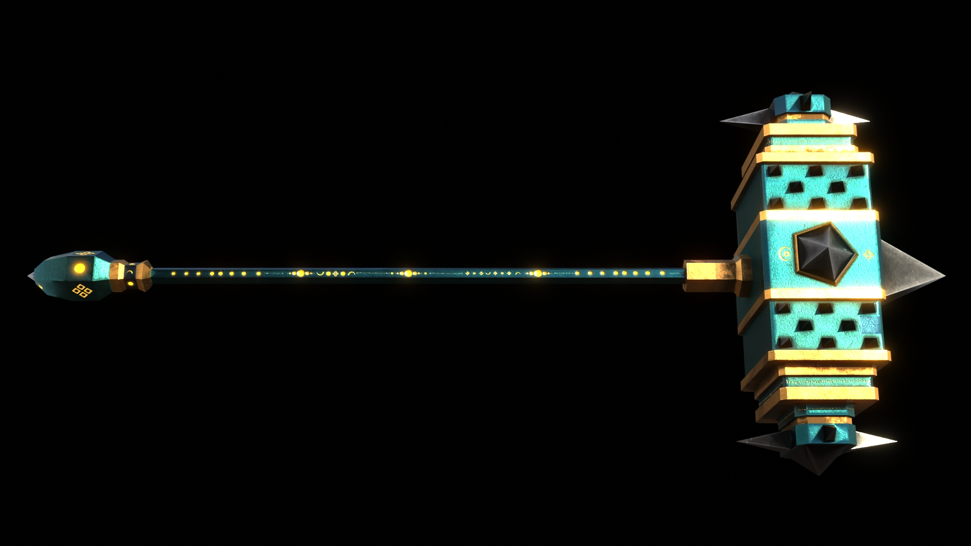 Fantasy Heavy Hammer 3D model - TurboSquid 1797588