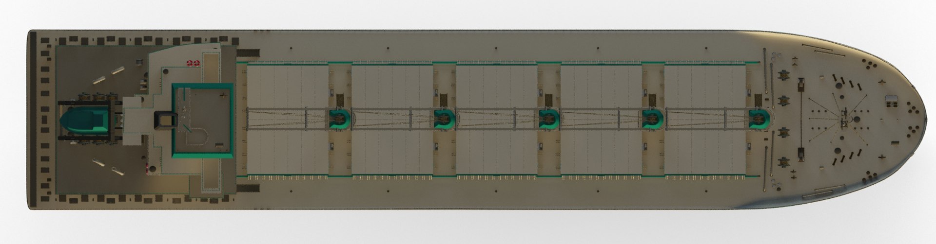 Updated Bulk Carrier Ship 3D Model - TurboSquid 1290512