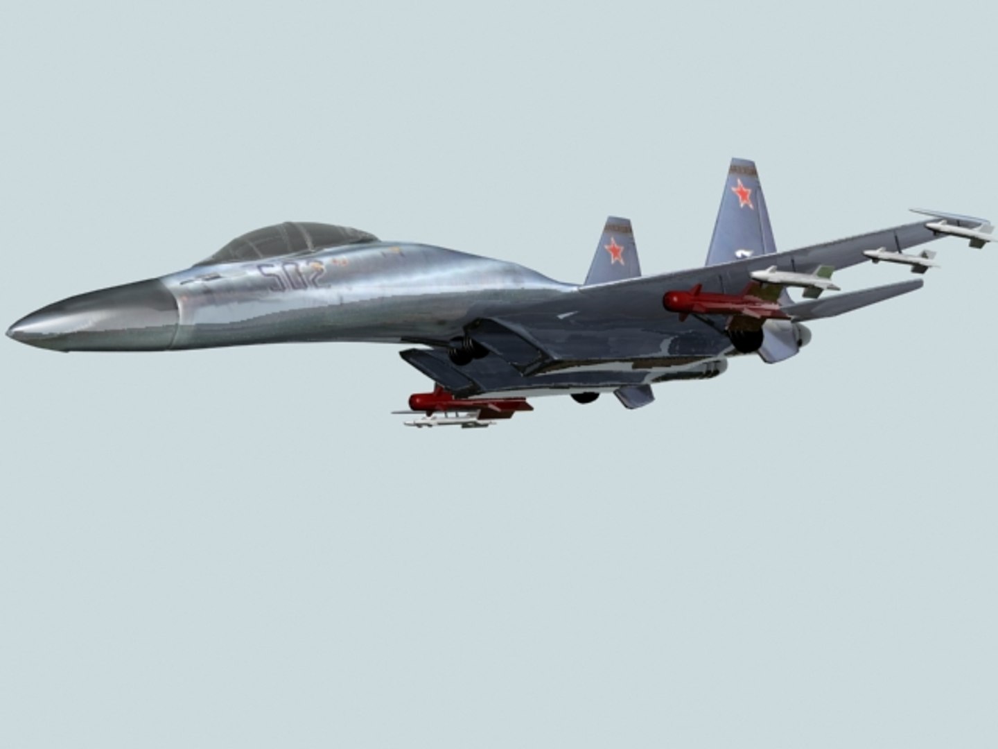 3d Model Plane Su