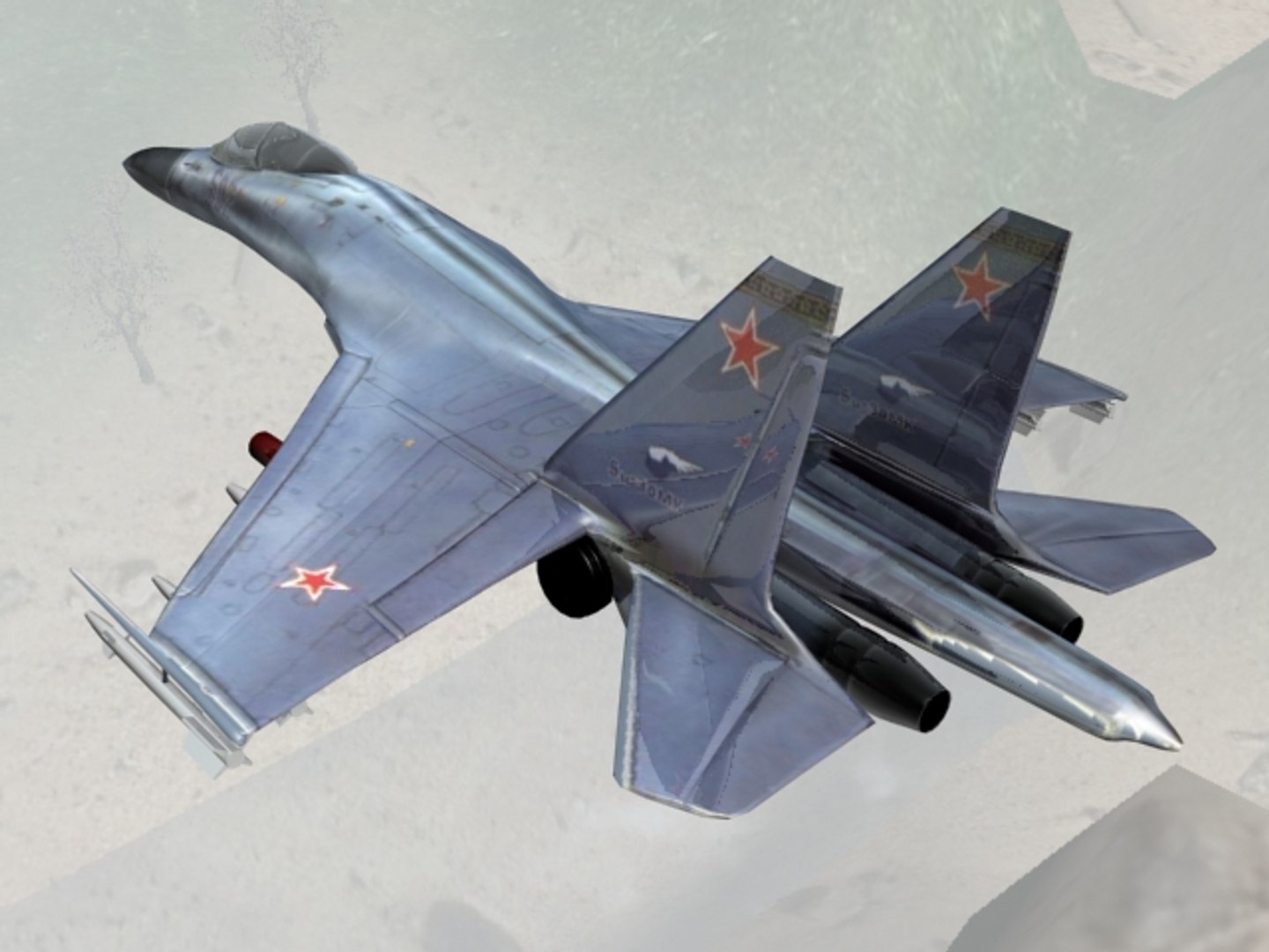 3d Model Plane Su