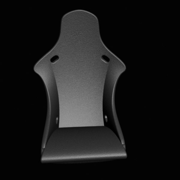 3d model seat race car