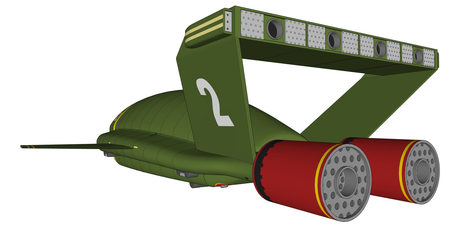 3d Model Thunderbird 2
