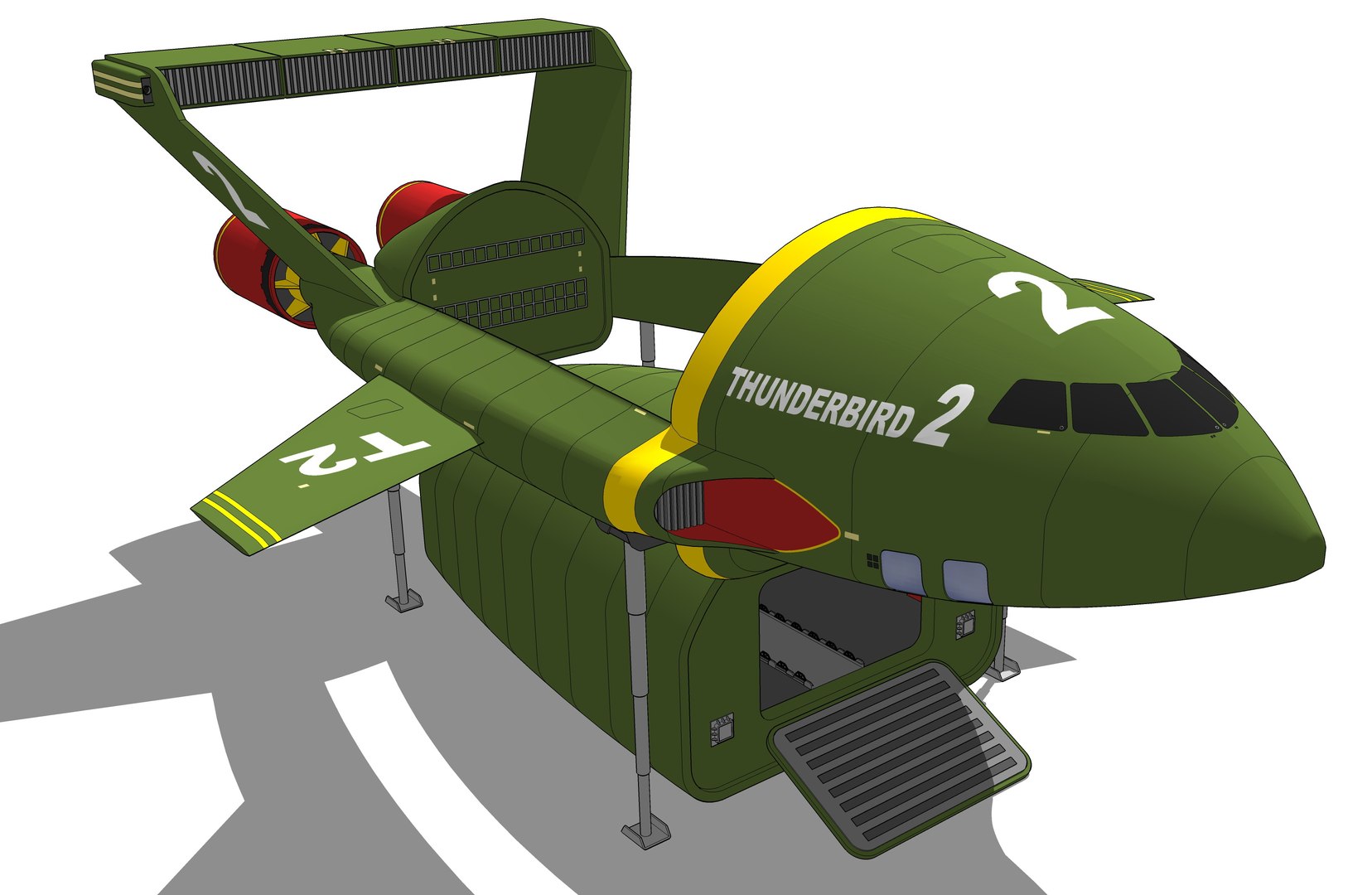 3d Model Thunderbird 2