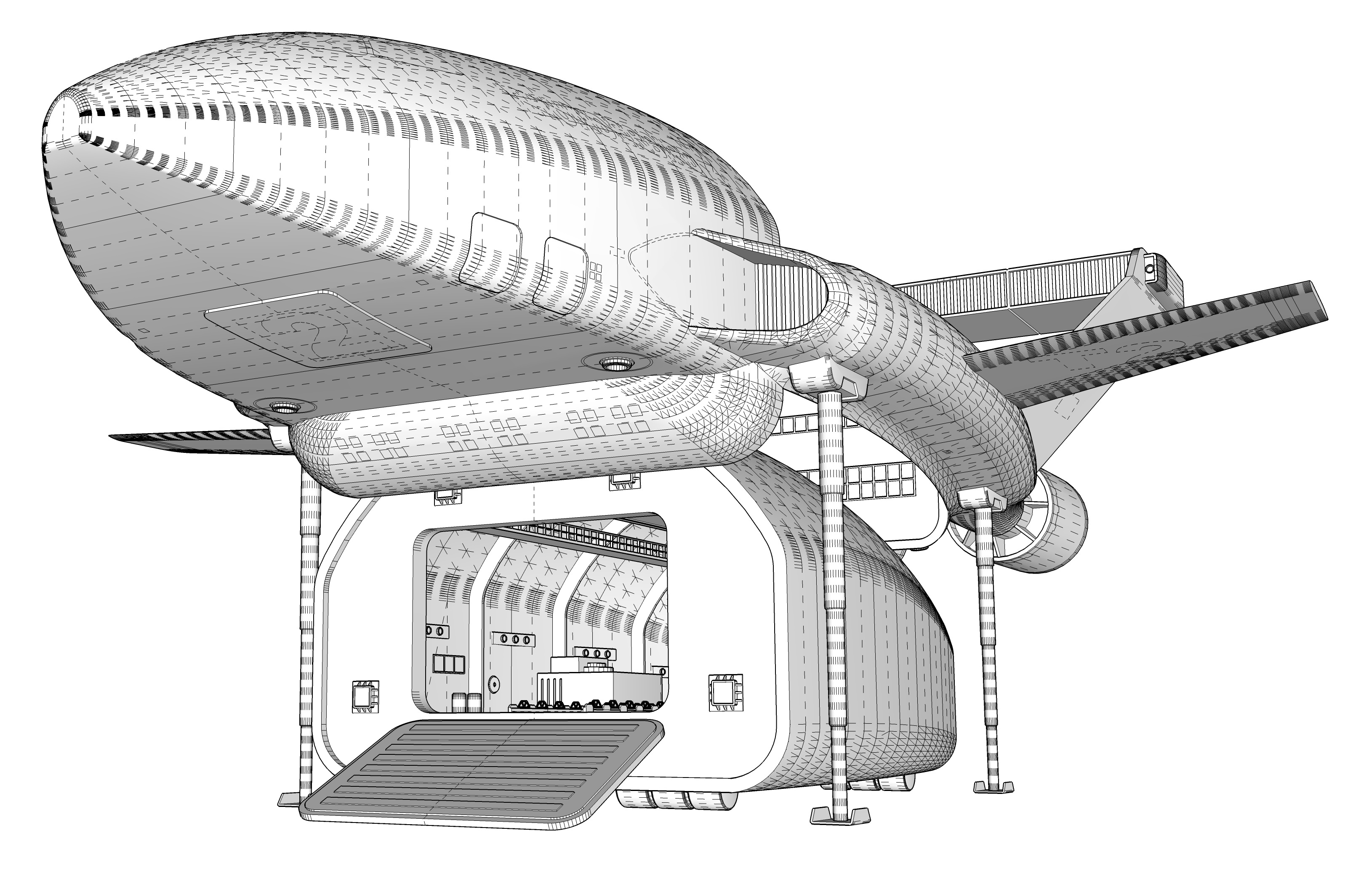 3d model thunderbird 2