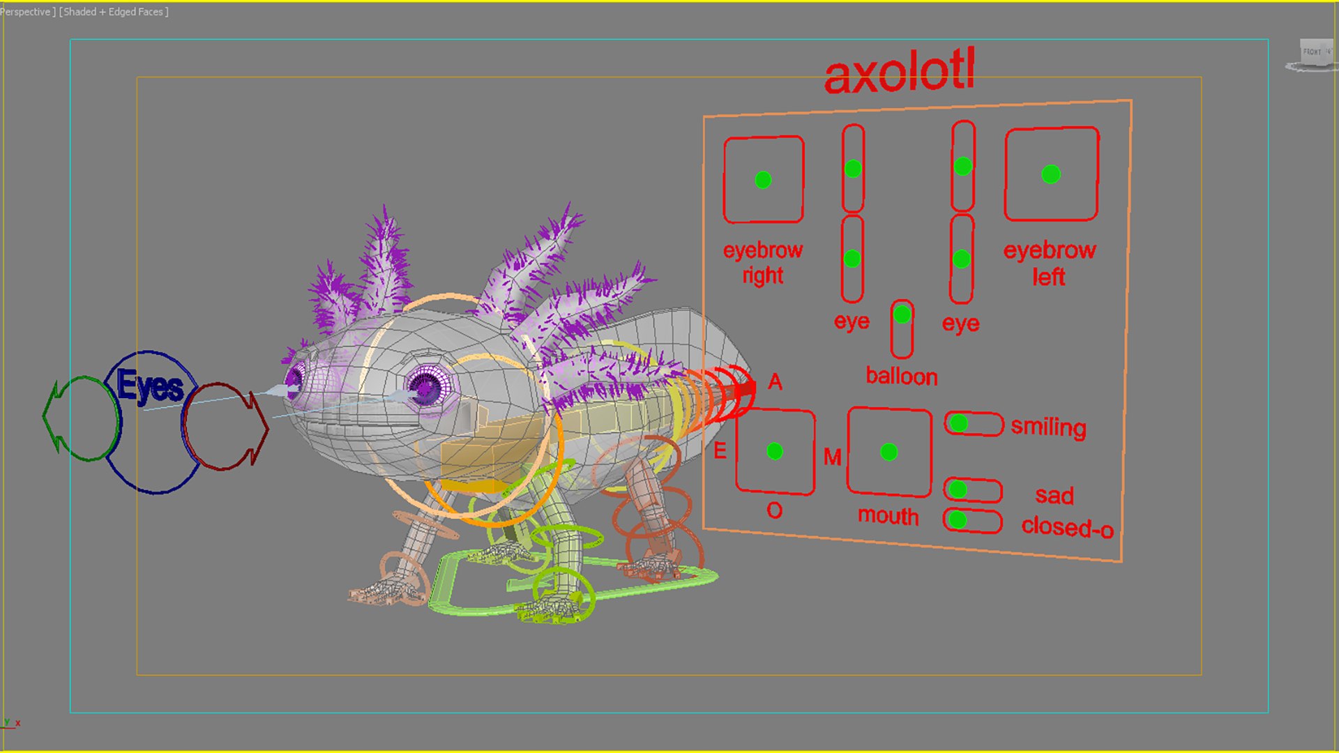 Axolotl Model - TurboSquid 1875255