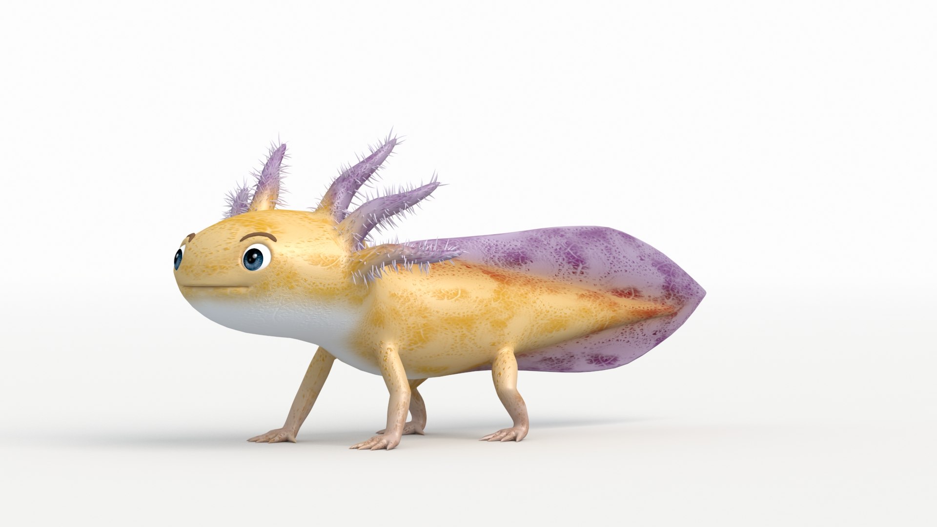 Axolotl Model - TurboSquid 1875255