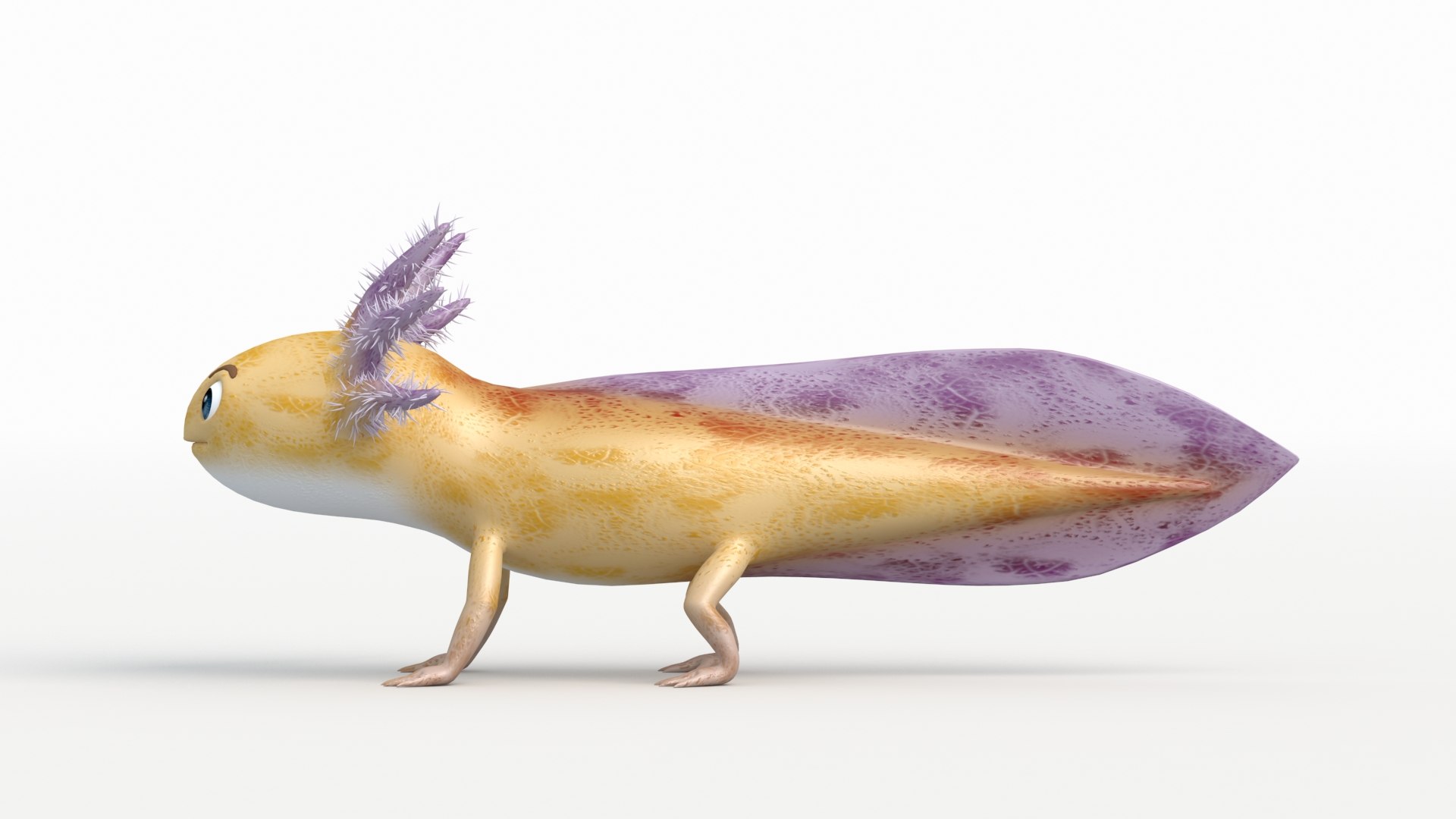 Axolotl Model - TurboSquid 1875255