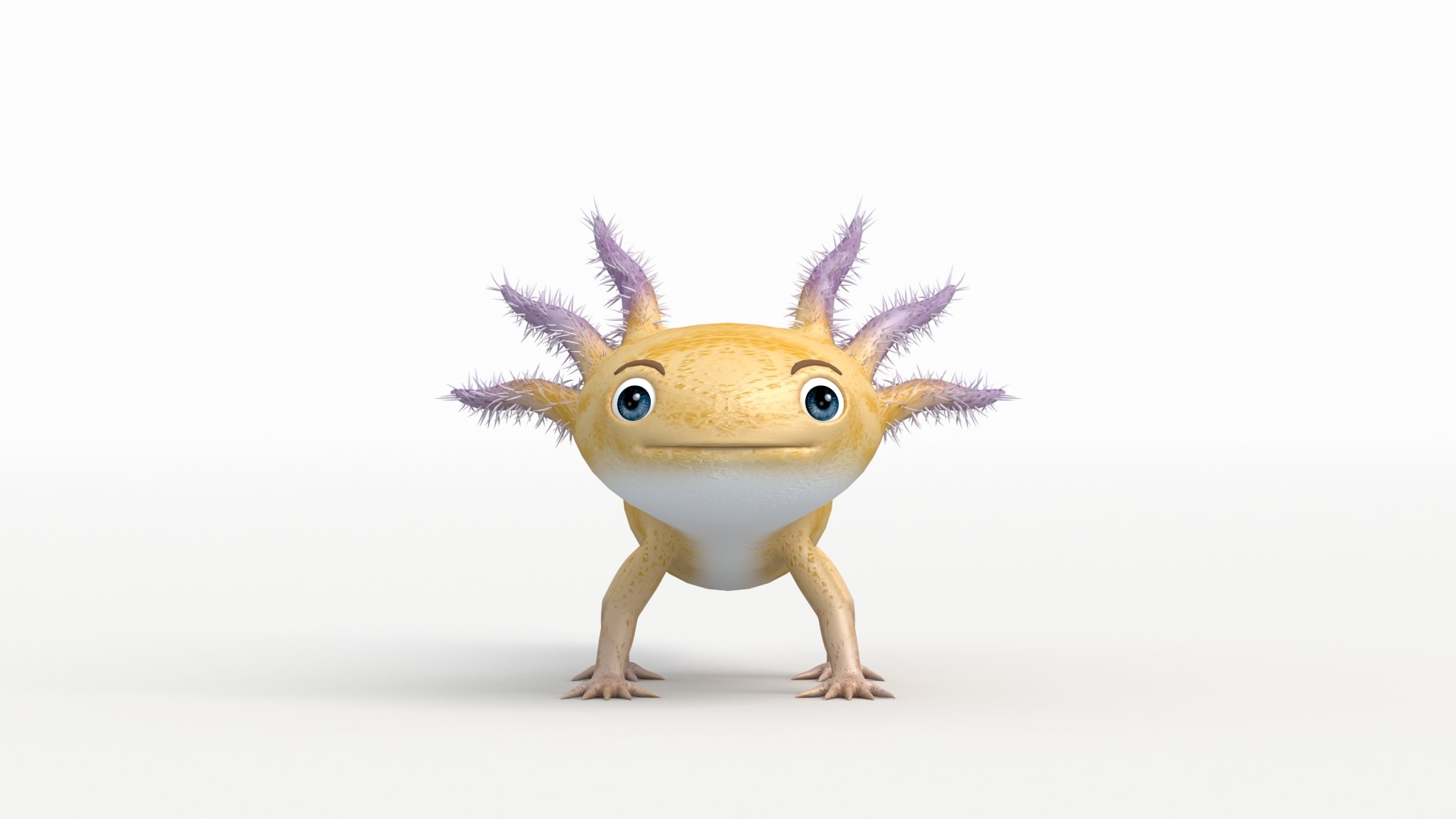 Axolotl Model - TurboSquid 1875255